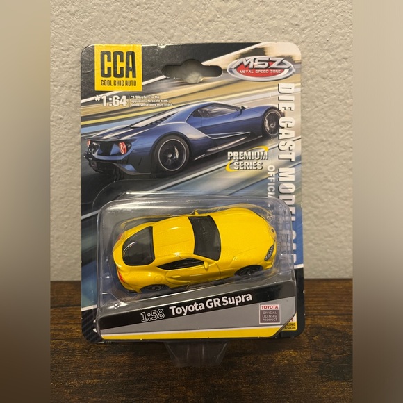 CCA | Toys | 64 Scale Yellow Toyota Gr Supra 222 Model Car Diecast Kids ...